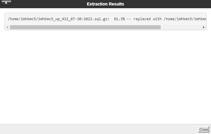 Decompress Files Using File Manager Web Hosting Hub 