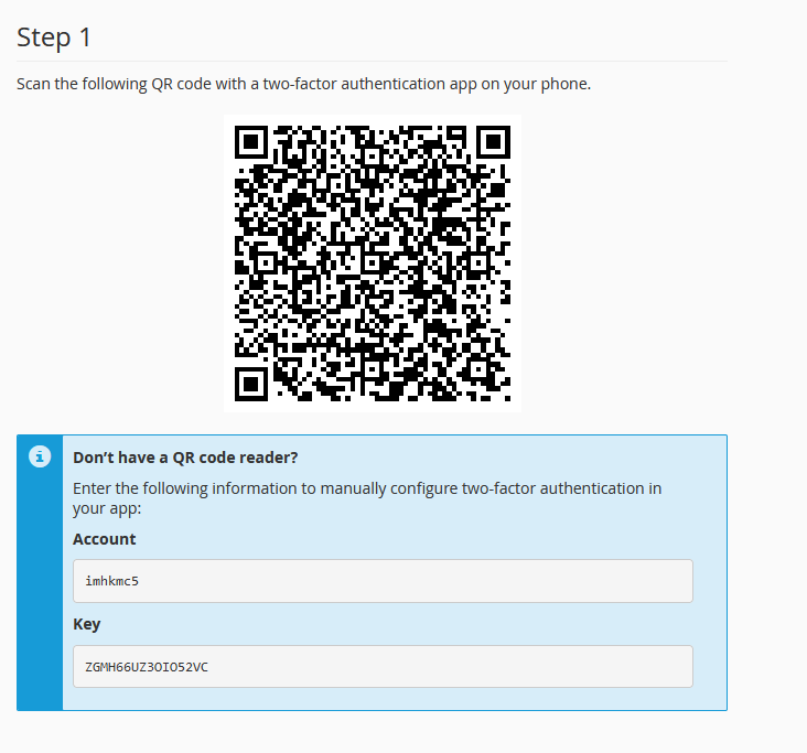 Set Up Two Factor Authentication In Cpanel Web Hosting Hub 