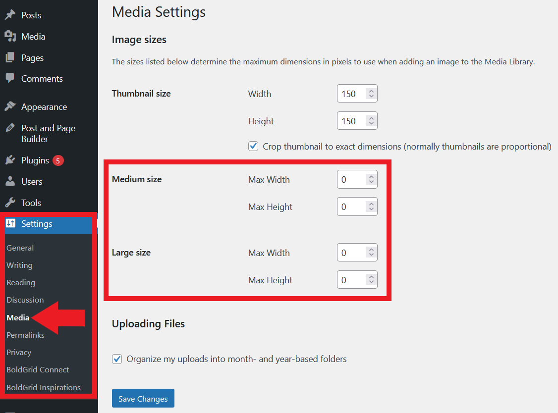 Prevent Wordpress From Generating Additional Image Sizes Web Hosting Hub 